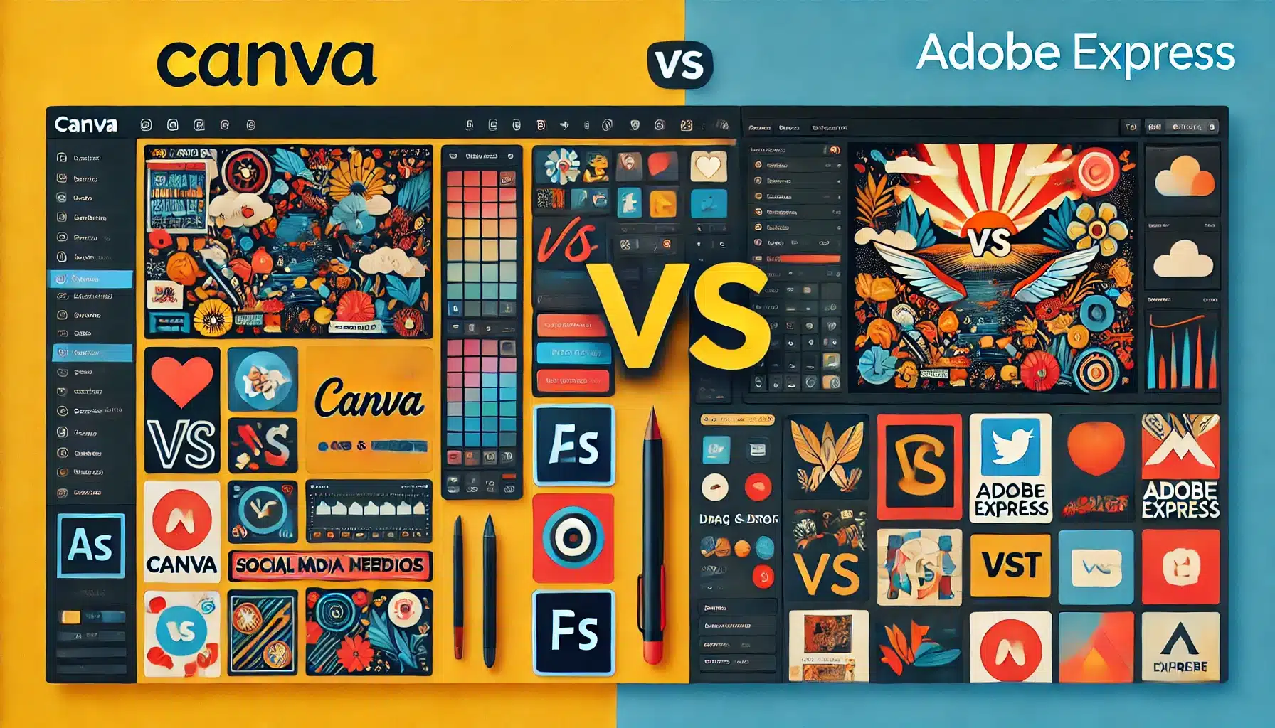 Canva vs. Adobe Express: A Comprehensive Comparison - Satsuma Droid Pvt Ltd